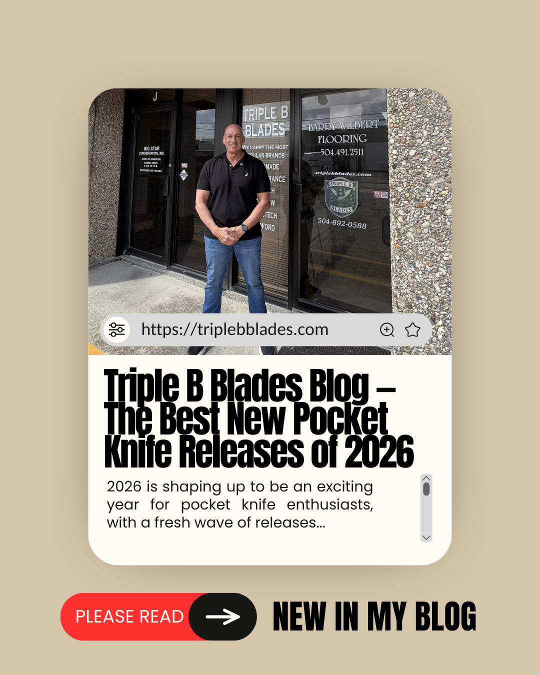 Triple B Blades Blog — The Best New Pocket Knife Releases of 2026